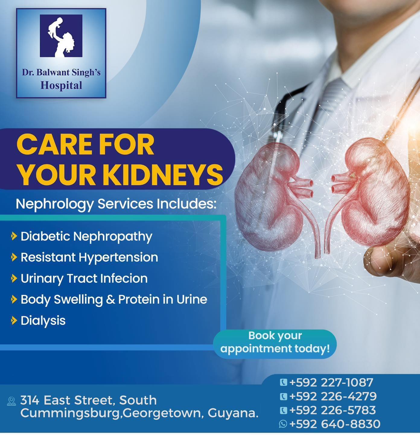Nephrology and Dialysis Services - Dr. Balwant Singh's Hospital